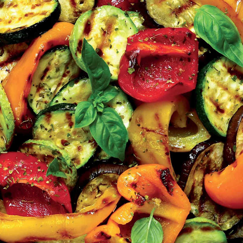summer grilling vegetables