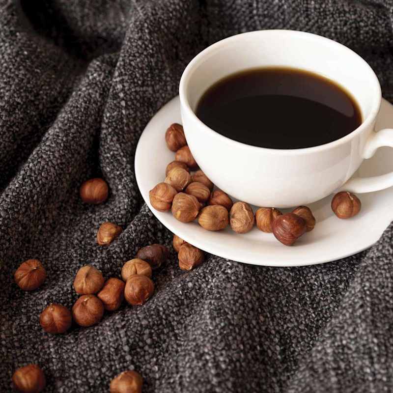 coffee beans hazelnut