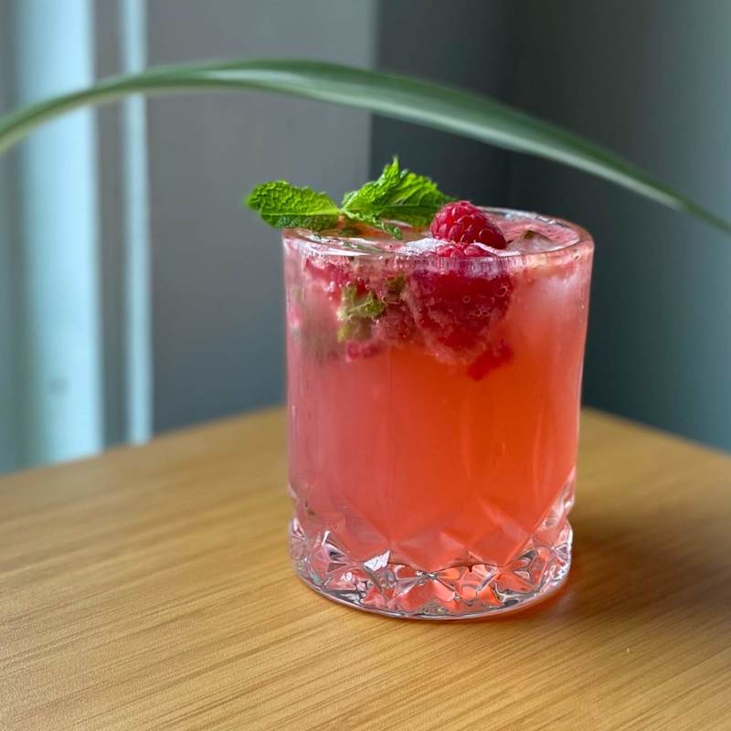 raspberry mojito